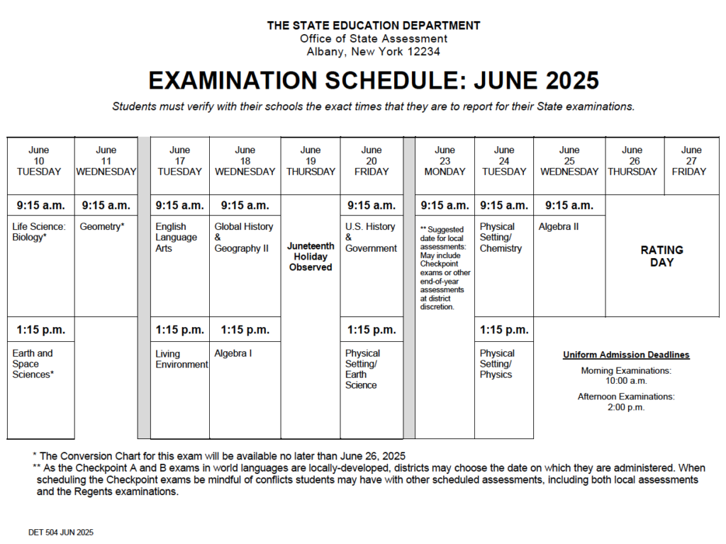 REGENTS Prep Classes 2025 – Tutoring By Christine
